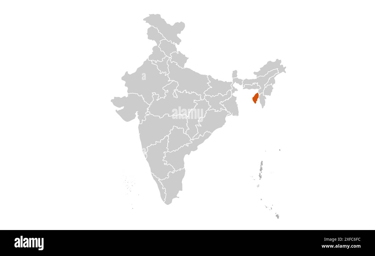 Tripura political map1, State of India, Republic of India, government ...