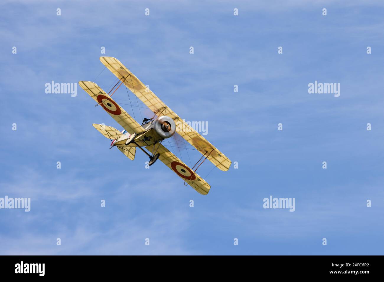 Bristol Scout replica, registration 1264, displaying at the ...