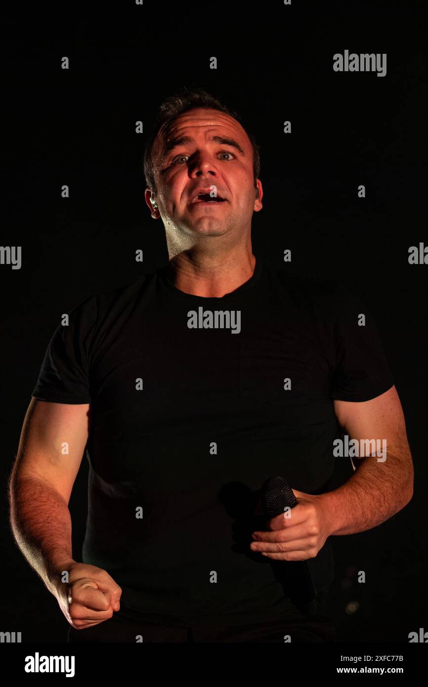 Madison, USA. 01st July, 2024. Samuel T. Herring of Future Islands at ...