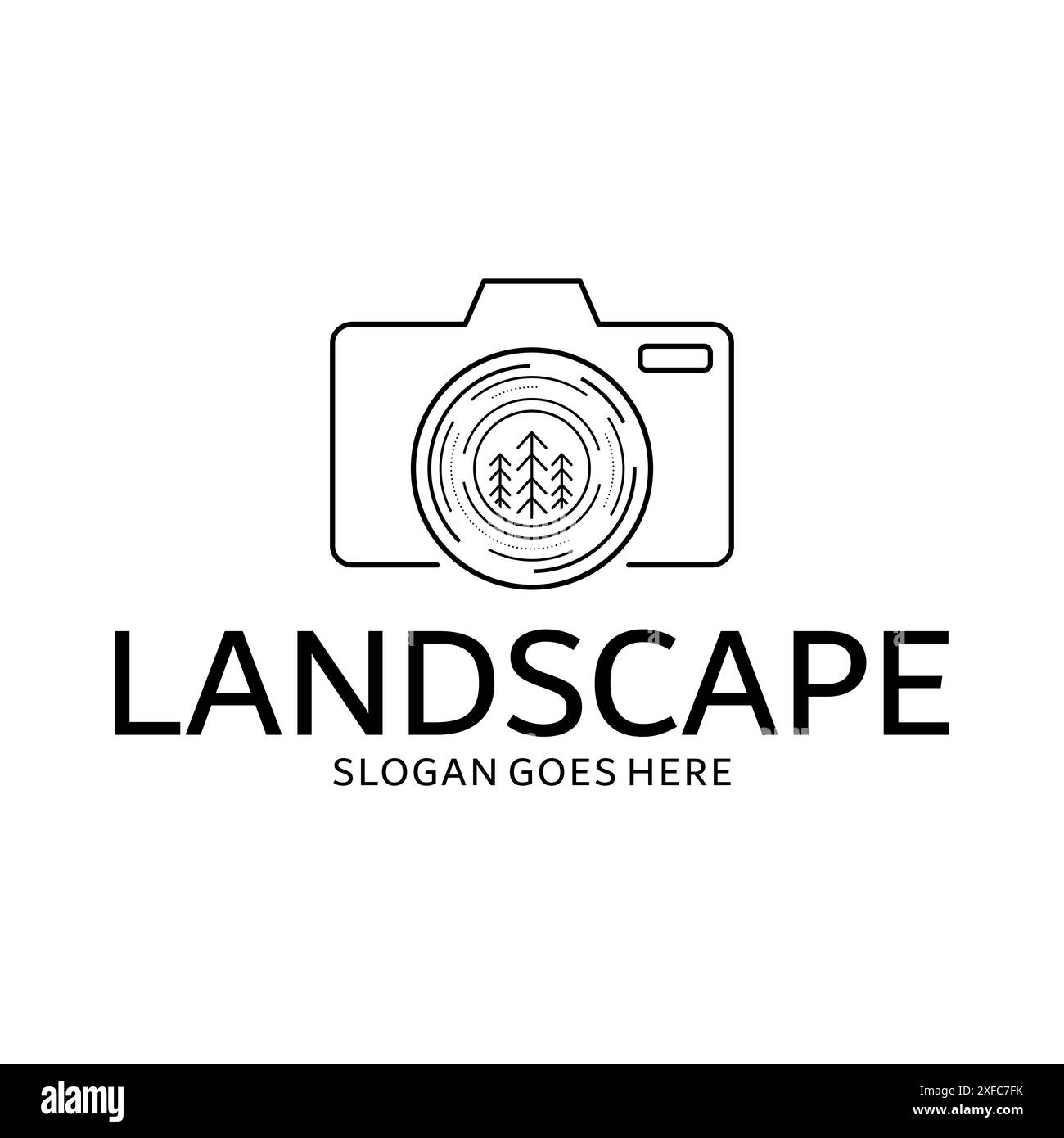Camera lens logo vector Stock Vector Images - Alamy