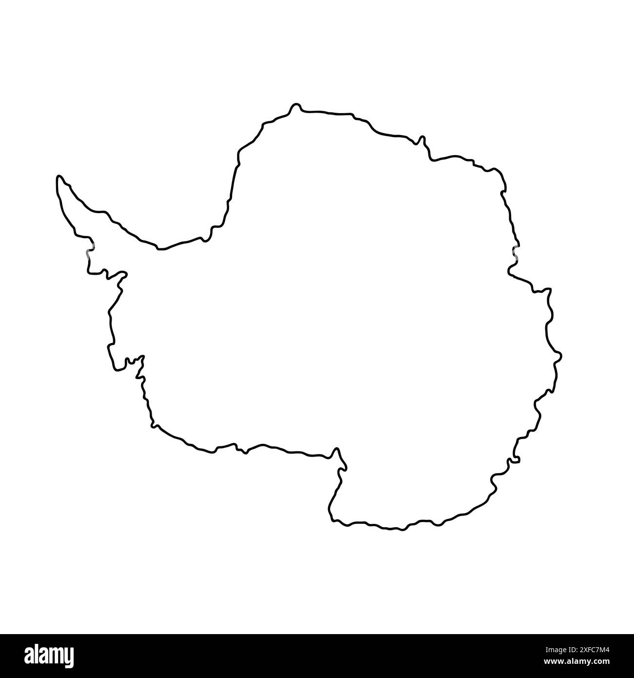 Antarctica map hi-res stock photography and images - Alamy