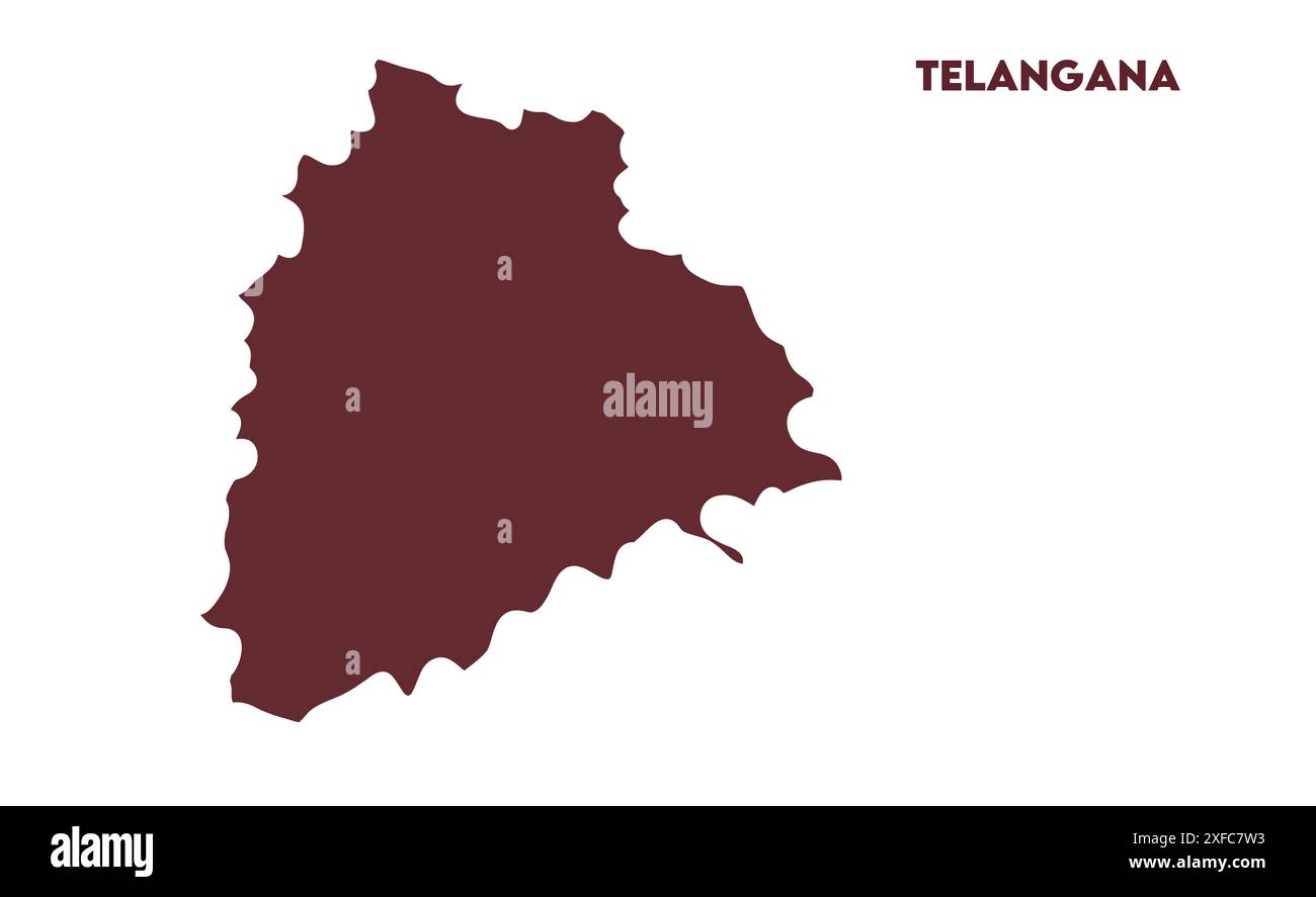 Telangana vector map1, State of India, Republic of India, government ...