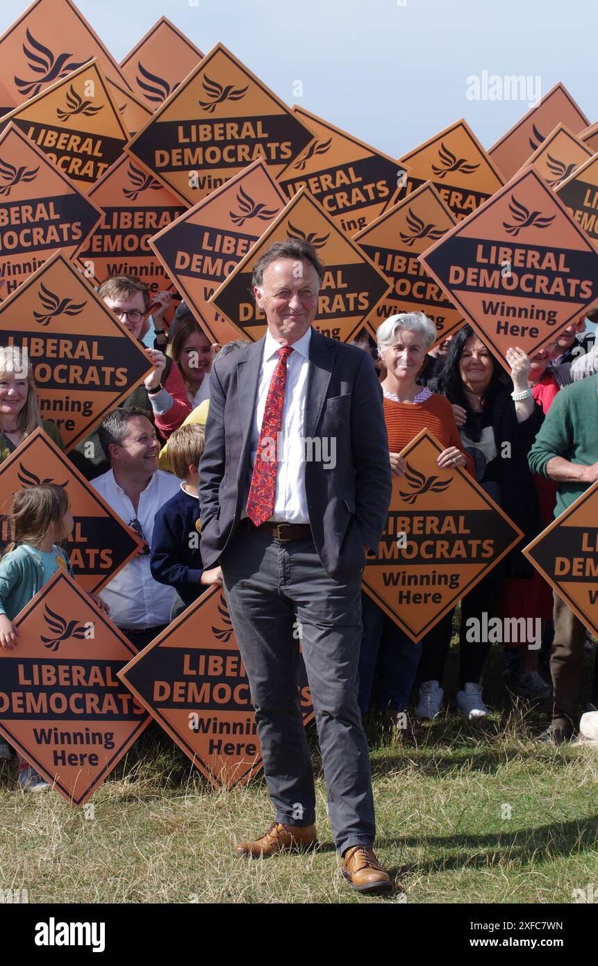 Liberal Democrat parliamentary candidate for St Ives, Andrew George ...
