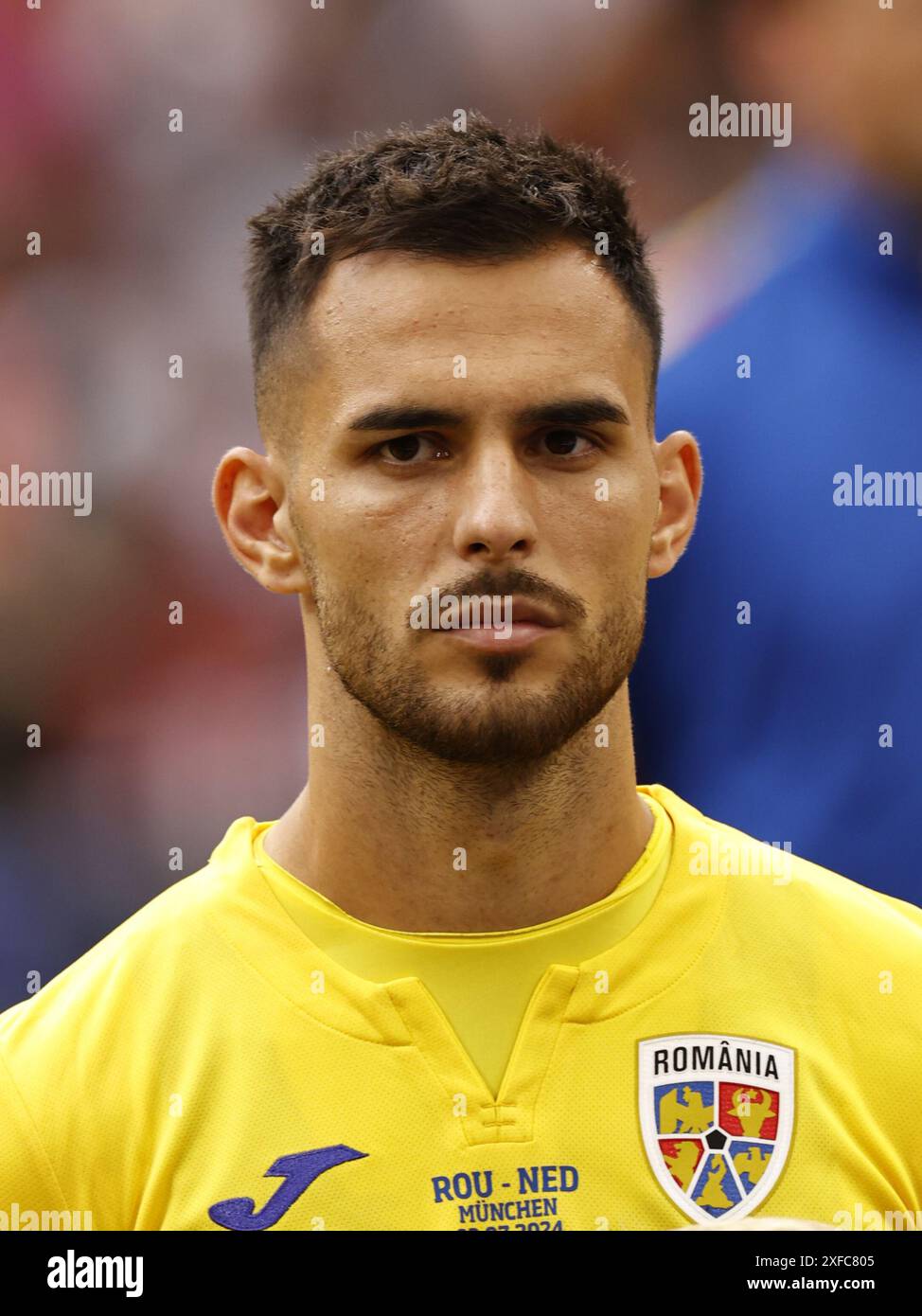 MUNICH - Alexandru Cicaldau of Romania during the UEFA EURO 2024 round ...