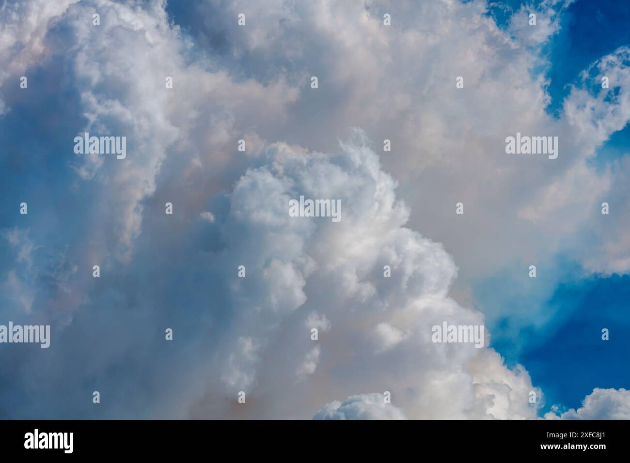 Photograph of smoke in the sky from controlled bush fire hazard ...