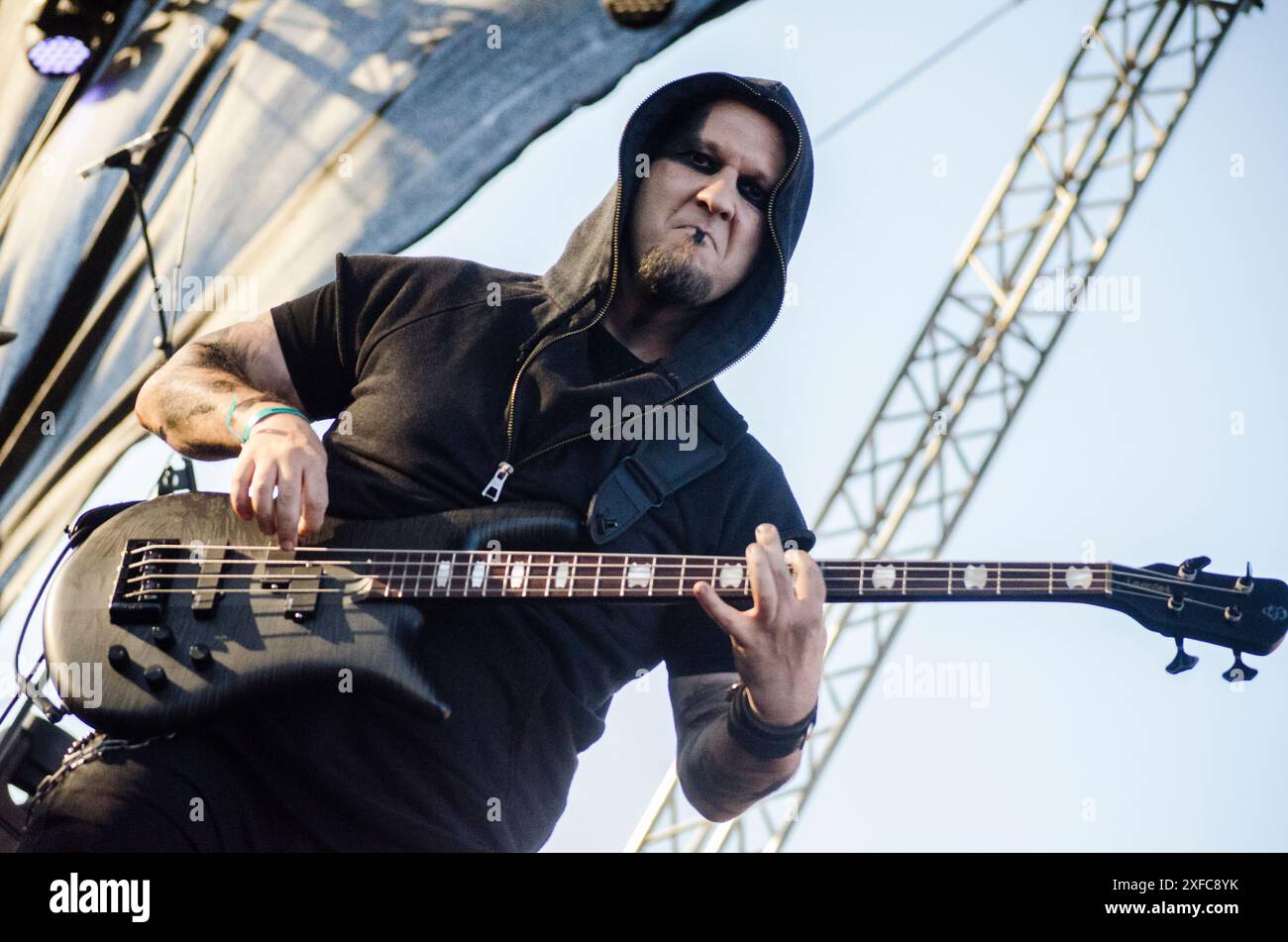 Stratos Kountouras of Varathron performing at Rockwave Nights in ...