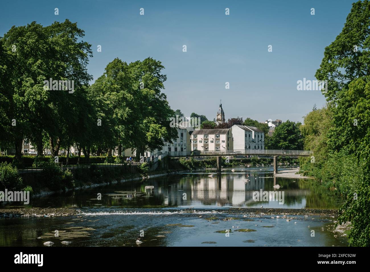 The Cumbrian market Town of Kendal, gateway to The Lake District. The ...