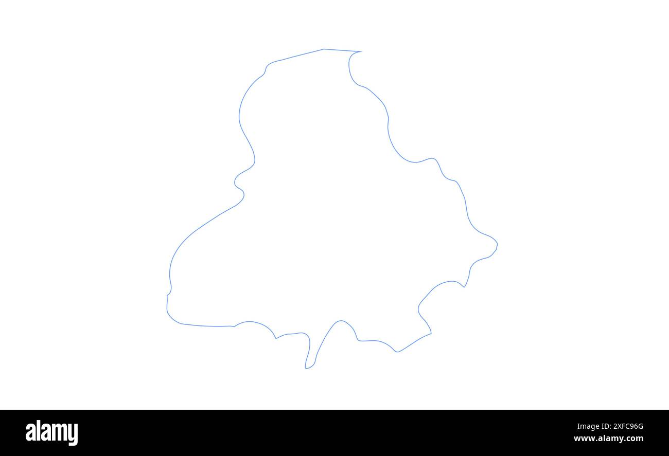 Punjab Map outline1, State of India, Republic of India, government ...