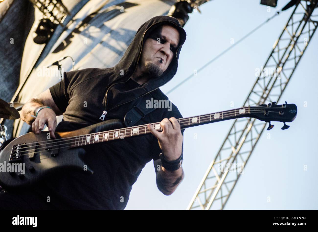 Stratos Kountouras of Varathron performing at Rockwave Nights in ...