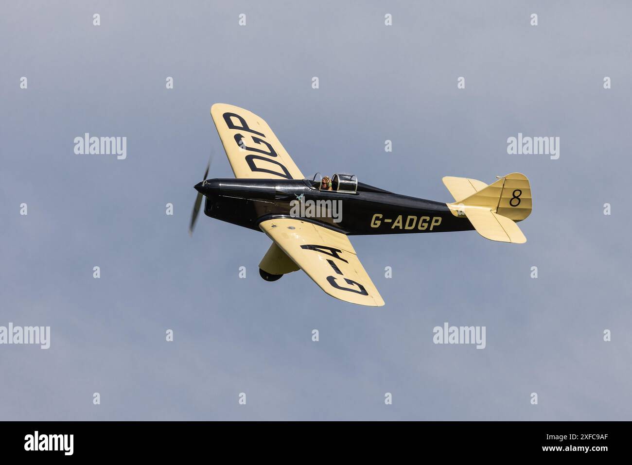 Miles Hawk Speed Six registration G-ADGP, displaying at theShuttleworth ...