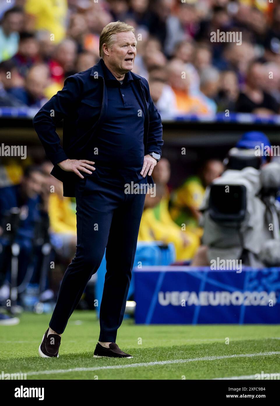MUNICH - Holland coach Ronald Koeman during the UEFA EURO 2024 round of ...