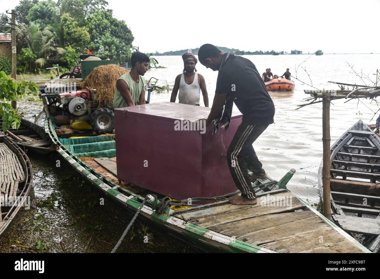 Morigaon, Assam, INDIA. 2nd July, 2024. MORIGAON, ASSAM, INDIA-JULY 02 ...