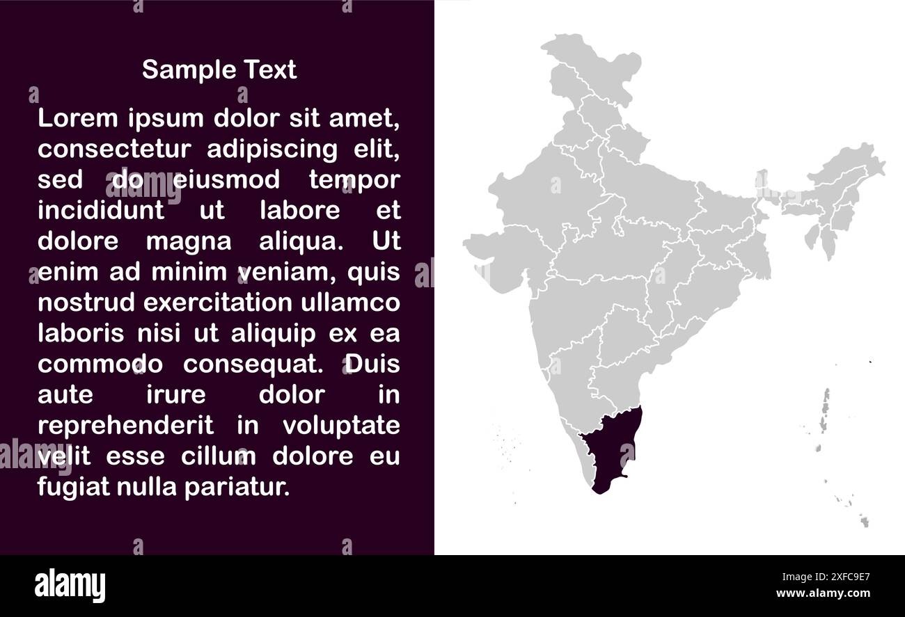 Tamil Nadu Map template1, State of India, Republic of India, government ...