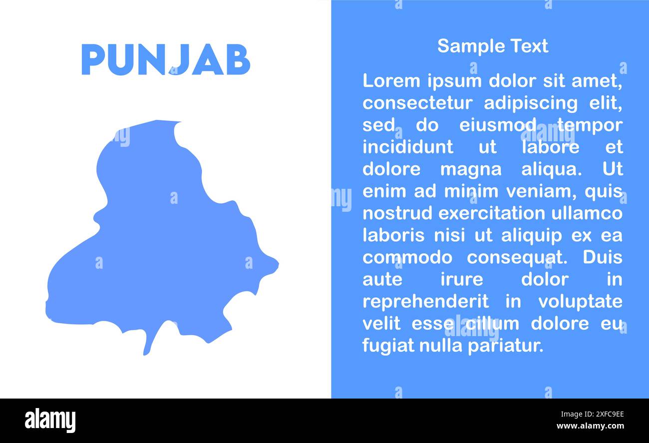Punjab Map design1, State of India, Republic of India, government ...