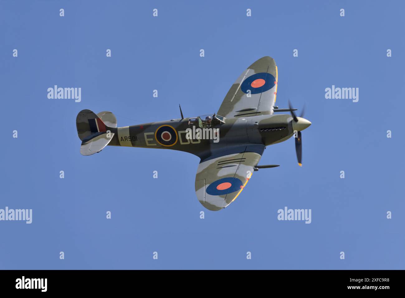 Supermarine Spitfire MkVc, registration G-AWII displaying at the ...