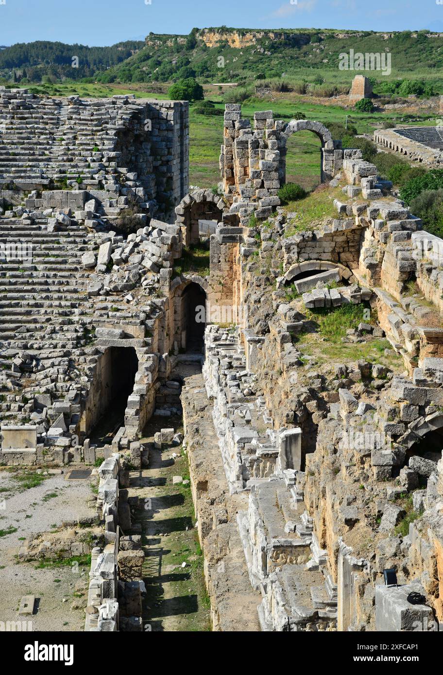 Perge Ancient City in Antalya, Turkey Stock Photo - Alamy