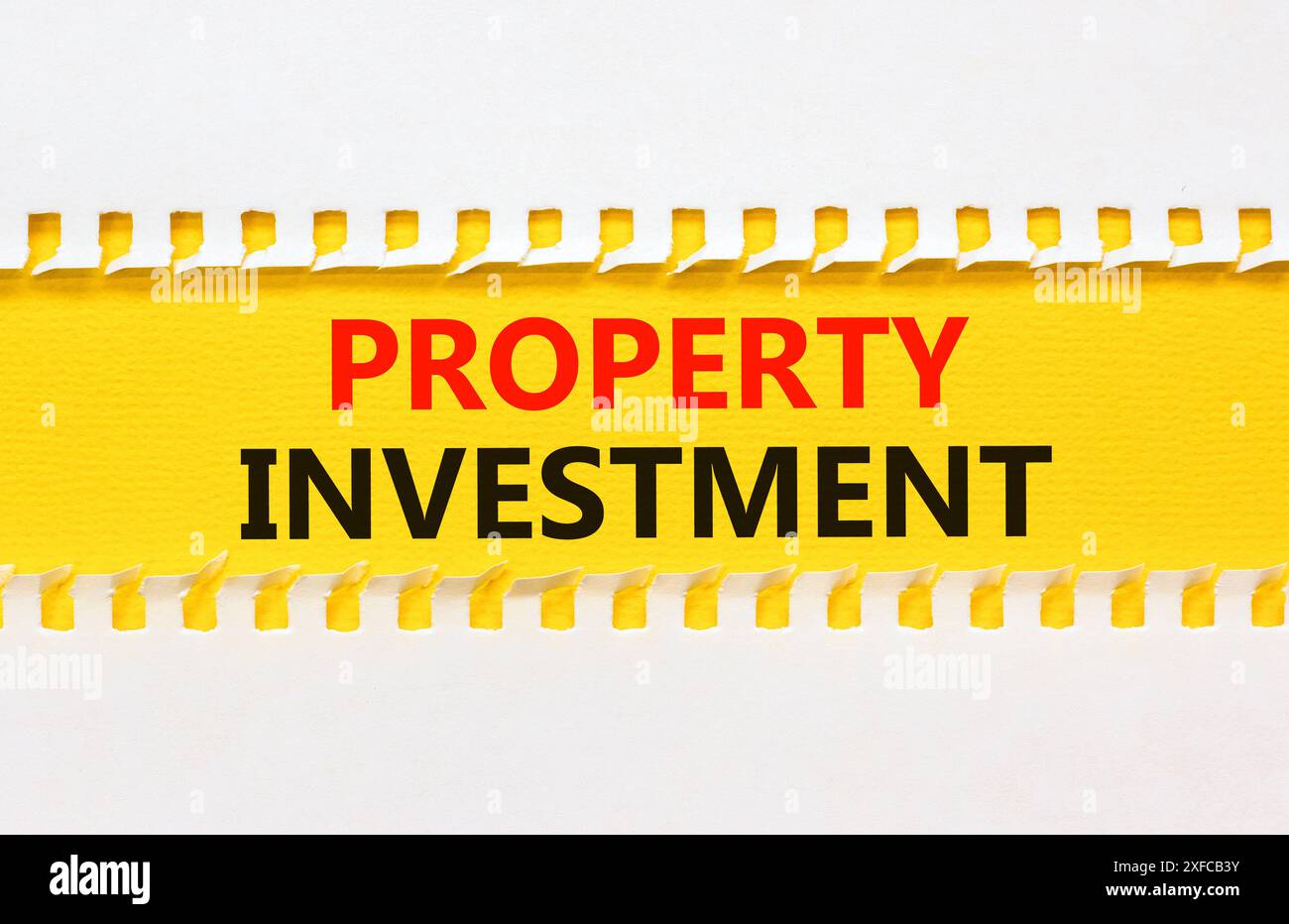Property investment symbol. Concept words Property investment on ...