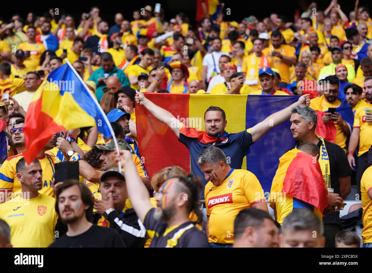 Romania fans dejected following the UEFA Euro 2024, round of 16 match ...