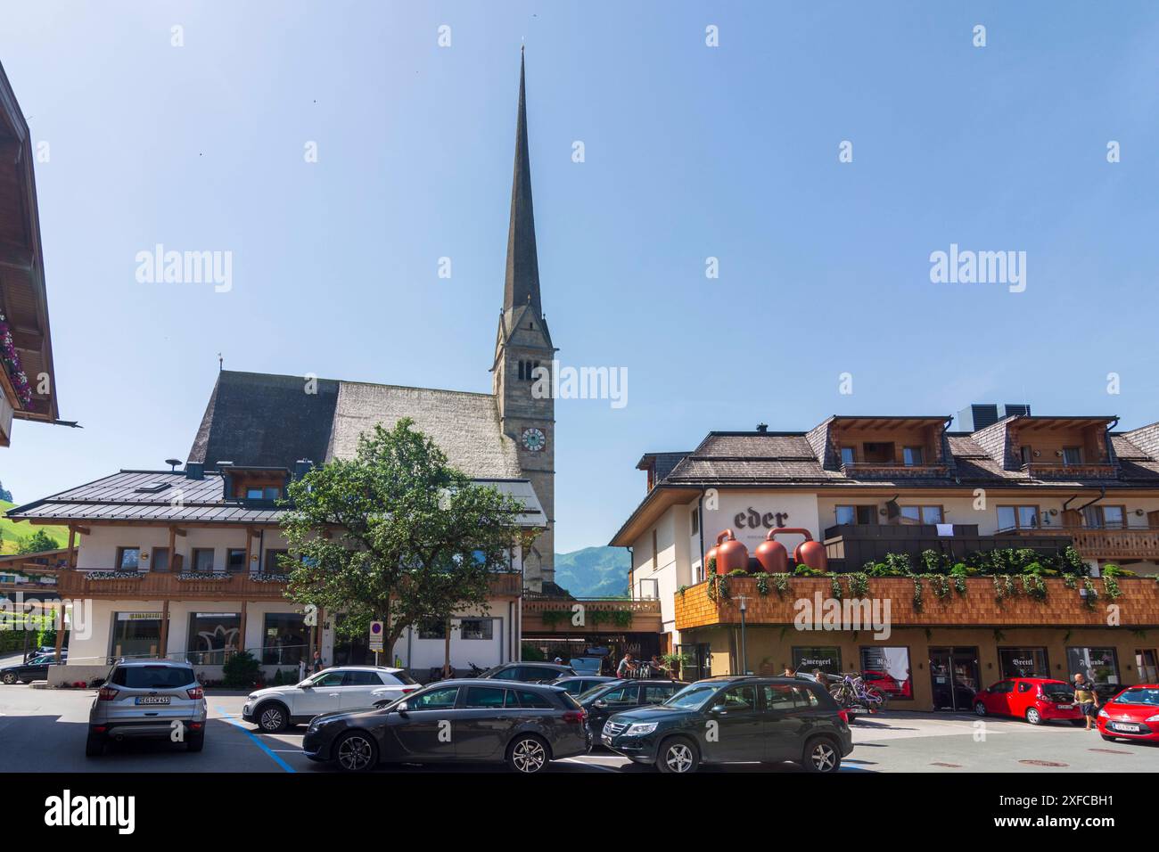 church Maria Alm Maria Alm am Steinernen Meer Pinzgau Salzburg Austria ...