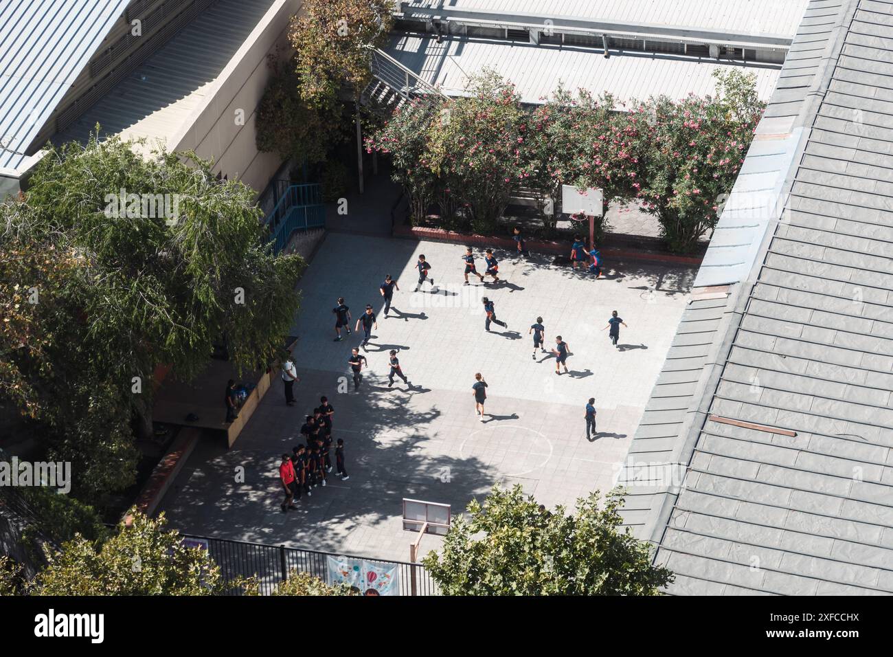 Chile school playground hi-res stock photography and images - Alamy