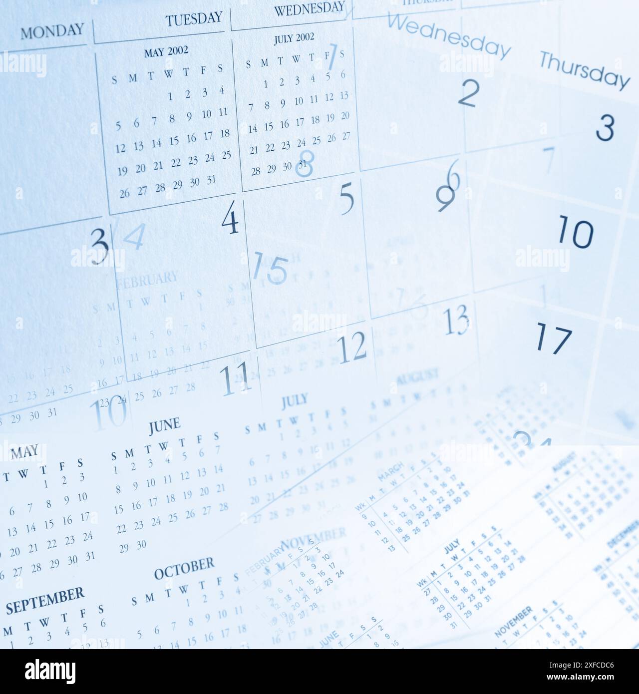 Weekly calendars hi-res stock photography and images - Alamy