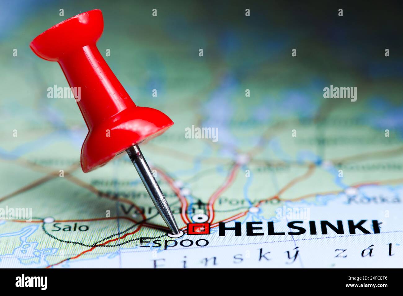 Espoo map hi-res stock photography and images - Alamy