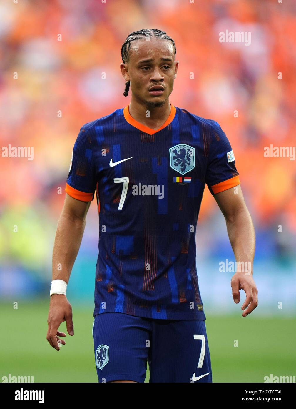 Netherlands's Xavi Simons during the UEFA Euro 2024, round of 16 match ...