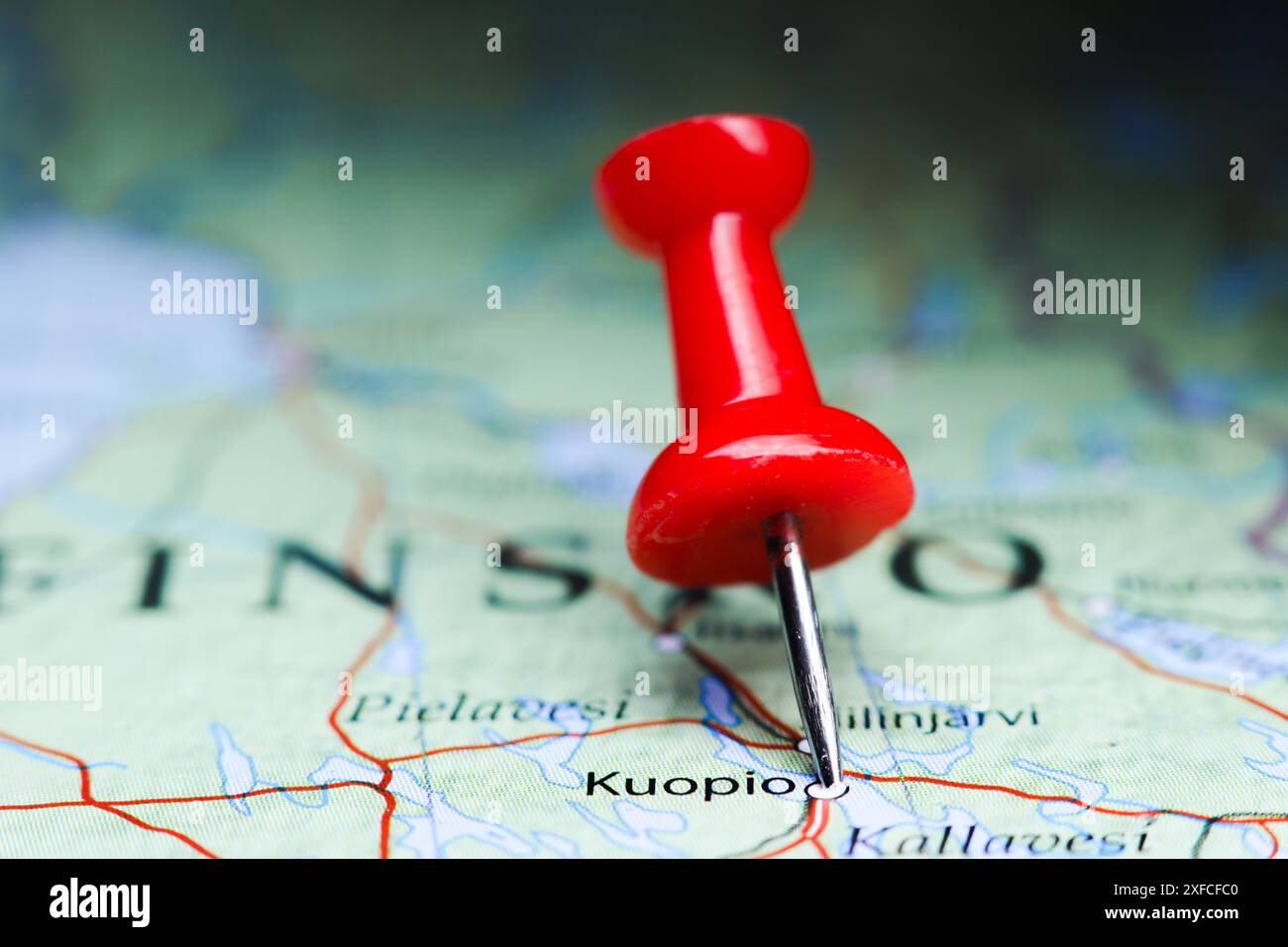 Kuopio city map finland hi-res stock photography and images - Alamy