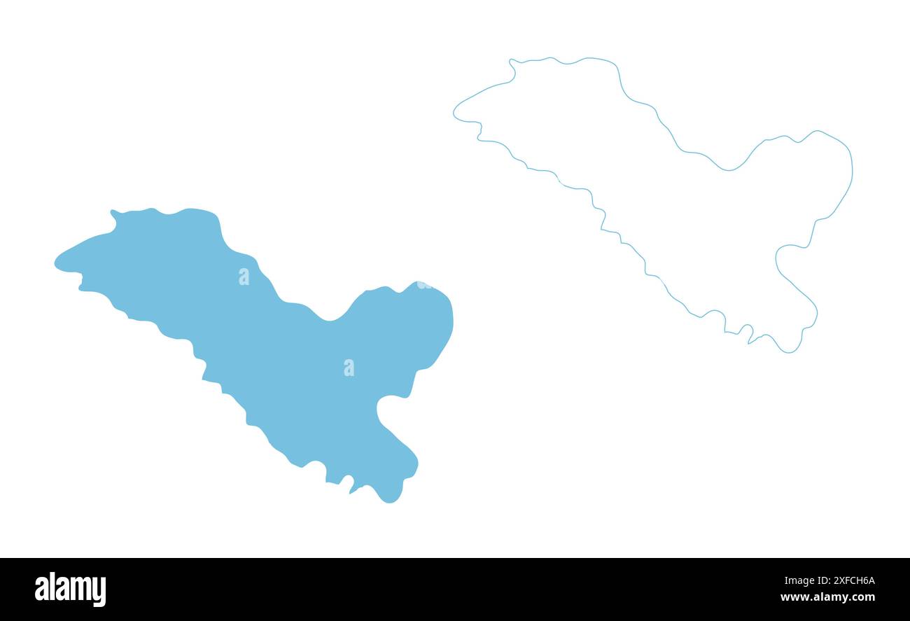 Ladakh State Map vector1, State of India, Republic of India, government ...