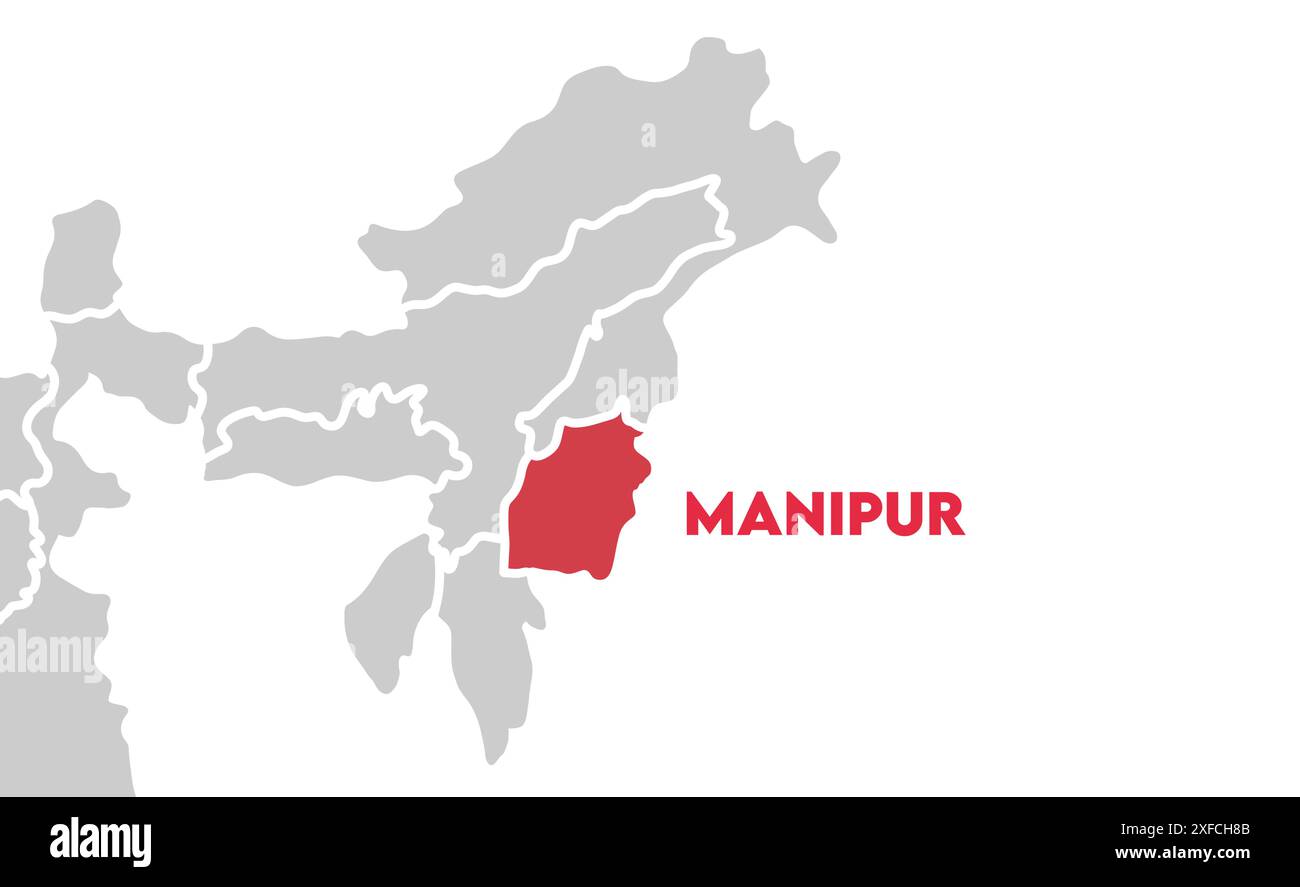Manipur Map highlighted1, State of India, Republic of India, government ...