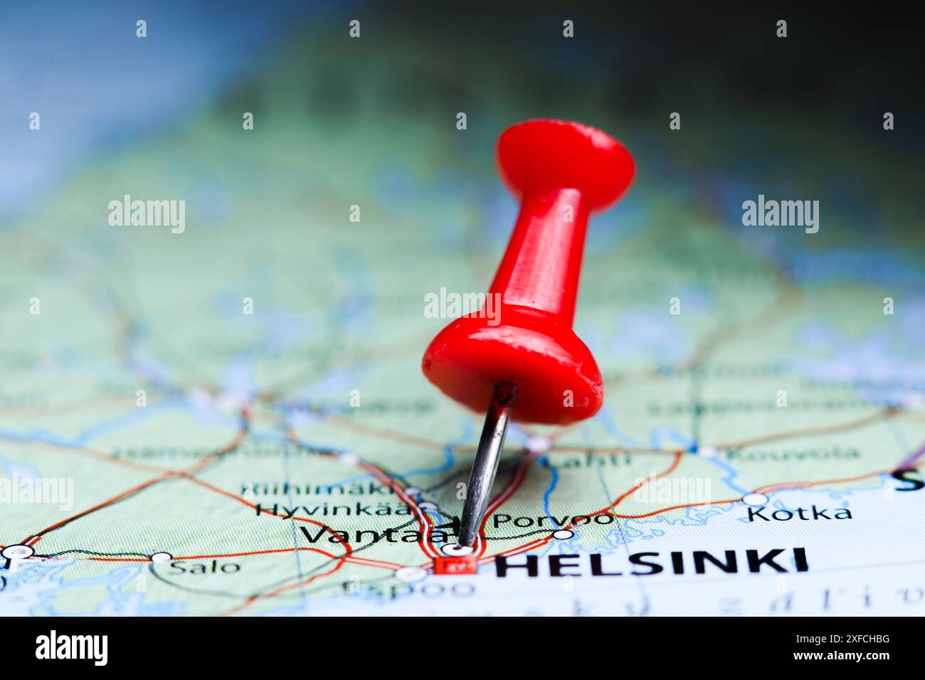 Vantaa map hi-res stock photography and images - Alamy