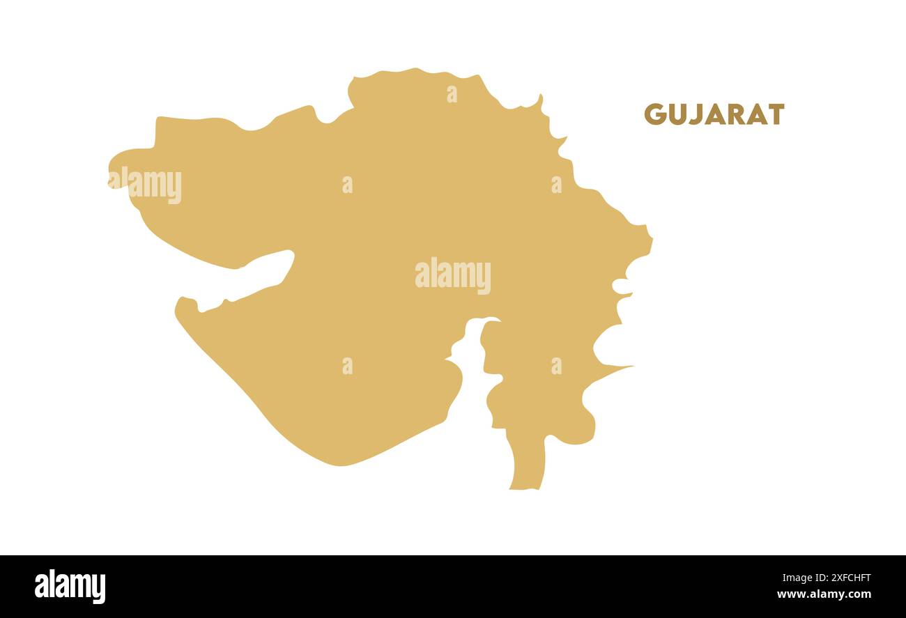Gujarat vector map1, State of India, Republic of India, government ...