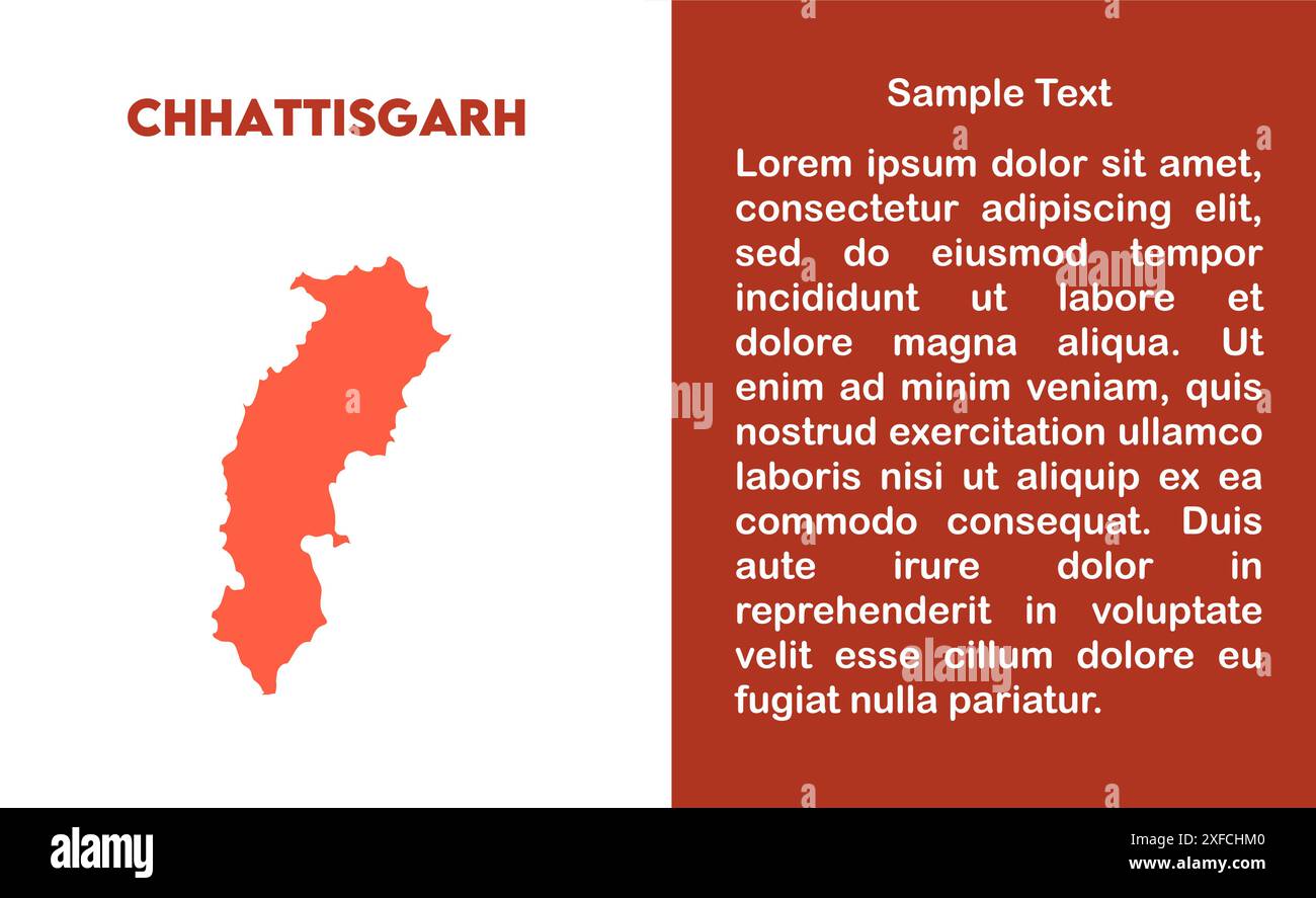 Chhattisgarh Map design1, State of India, Republic of India, government ...