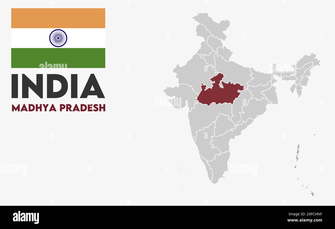 Madhya Pradesh Map image1, State of India, Republic of India ...