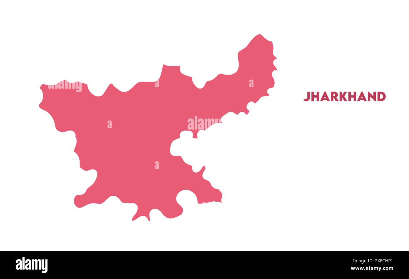 Jharkhand vector map1, State of India, Republic of India, government ...