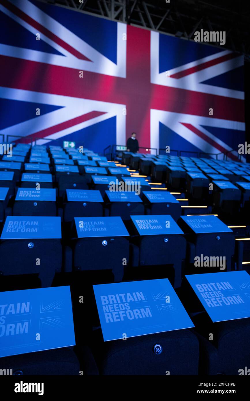 ‘Rally for Reform' at Birmingham NEC, Reform UK leader's largest mass ...