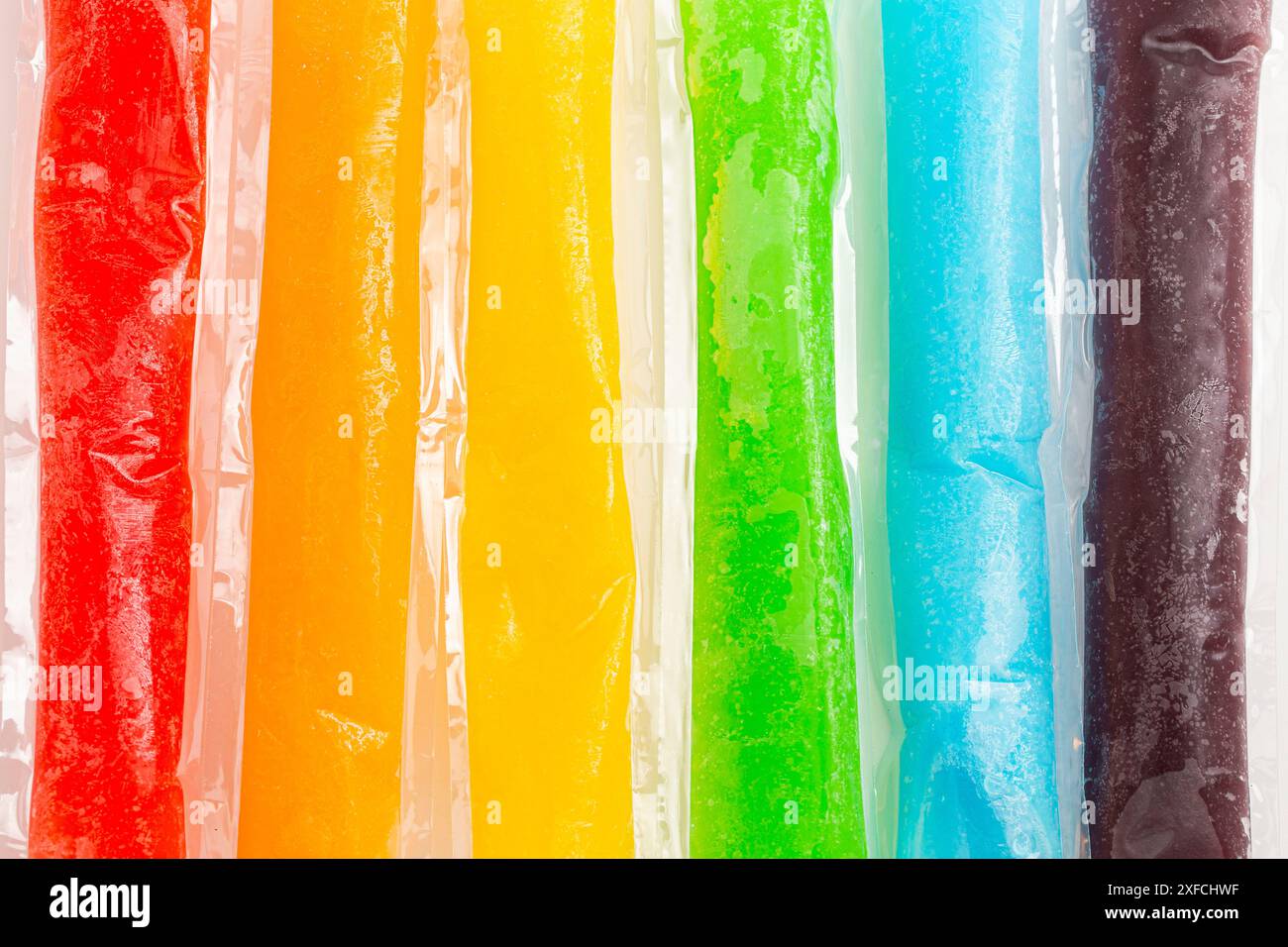 Frozen Ice Pop Popsicle Isolated on a White Background Stock Photo - Alamy