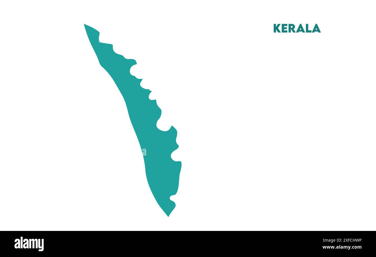 Kerala vector map1, State of India, Republic of India, government ...