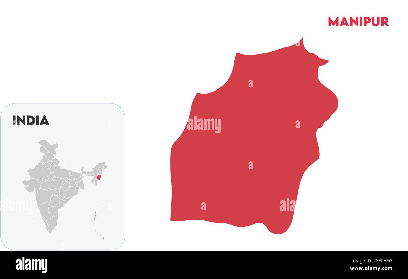Manipur State Map1, State of India, Republic of India, government ...