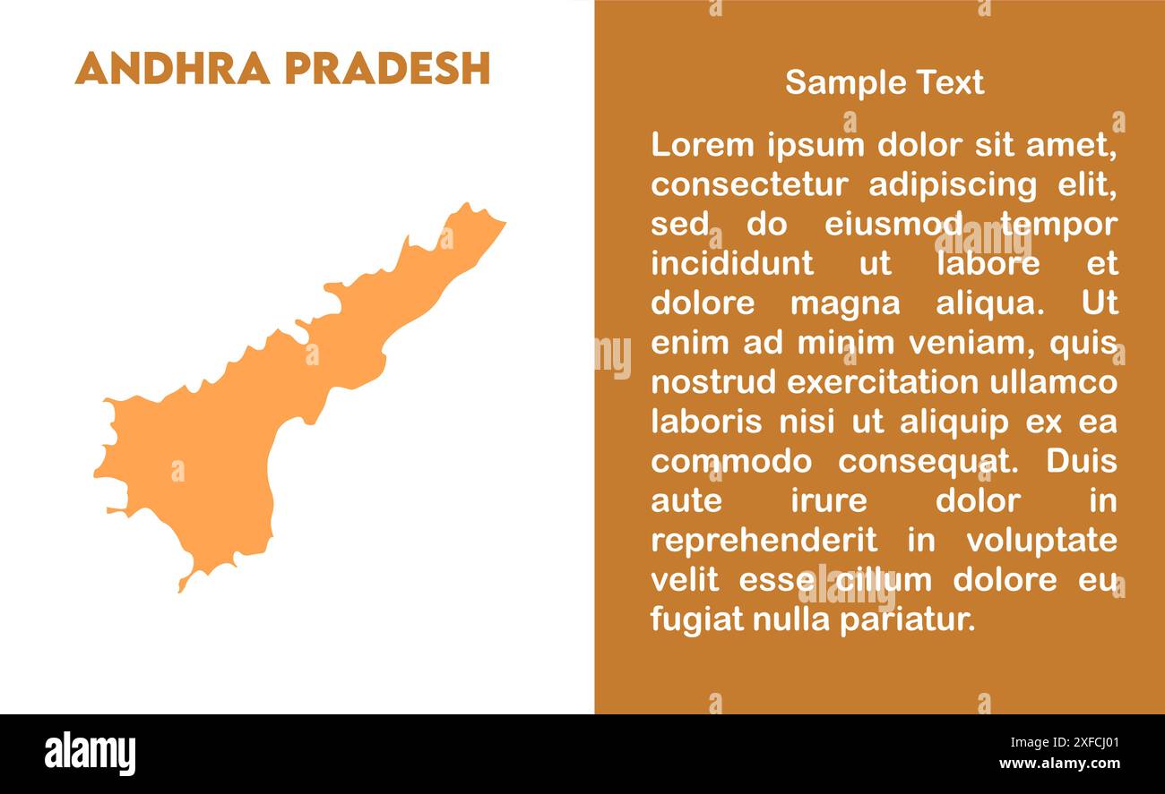 Andhra Pradesh map and Indian map design1, State of India, Republic of ...