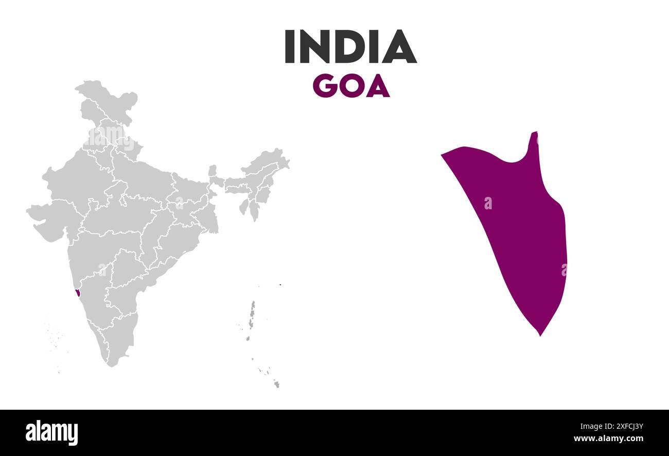 Goa Map graphic1, State of India, Republic of India, government ...