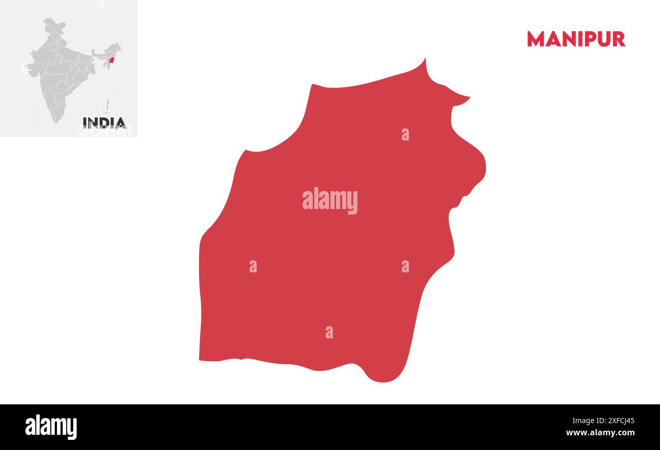 Manipur administrative map1, State of India, Republic of India ...