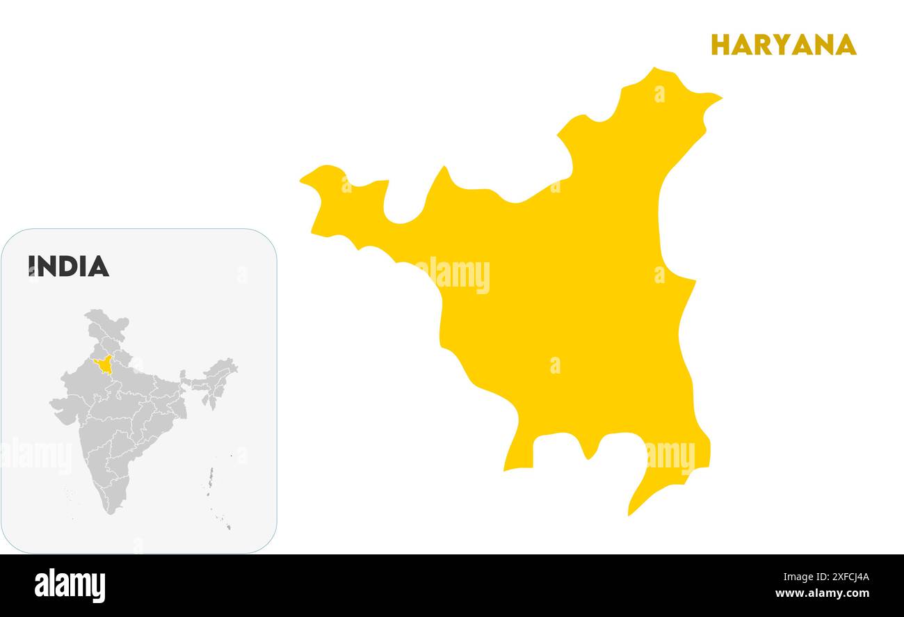 Haryana State Map1, State of India, Republic of India, government ...
