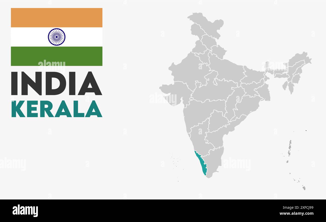 Kerala Map image1, State of India, Republic of India, government ...