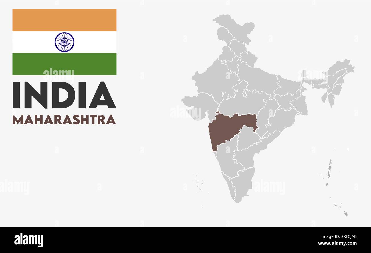 Maharashtra Map image1, State of India, Republic of India, government ...