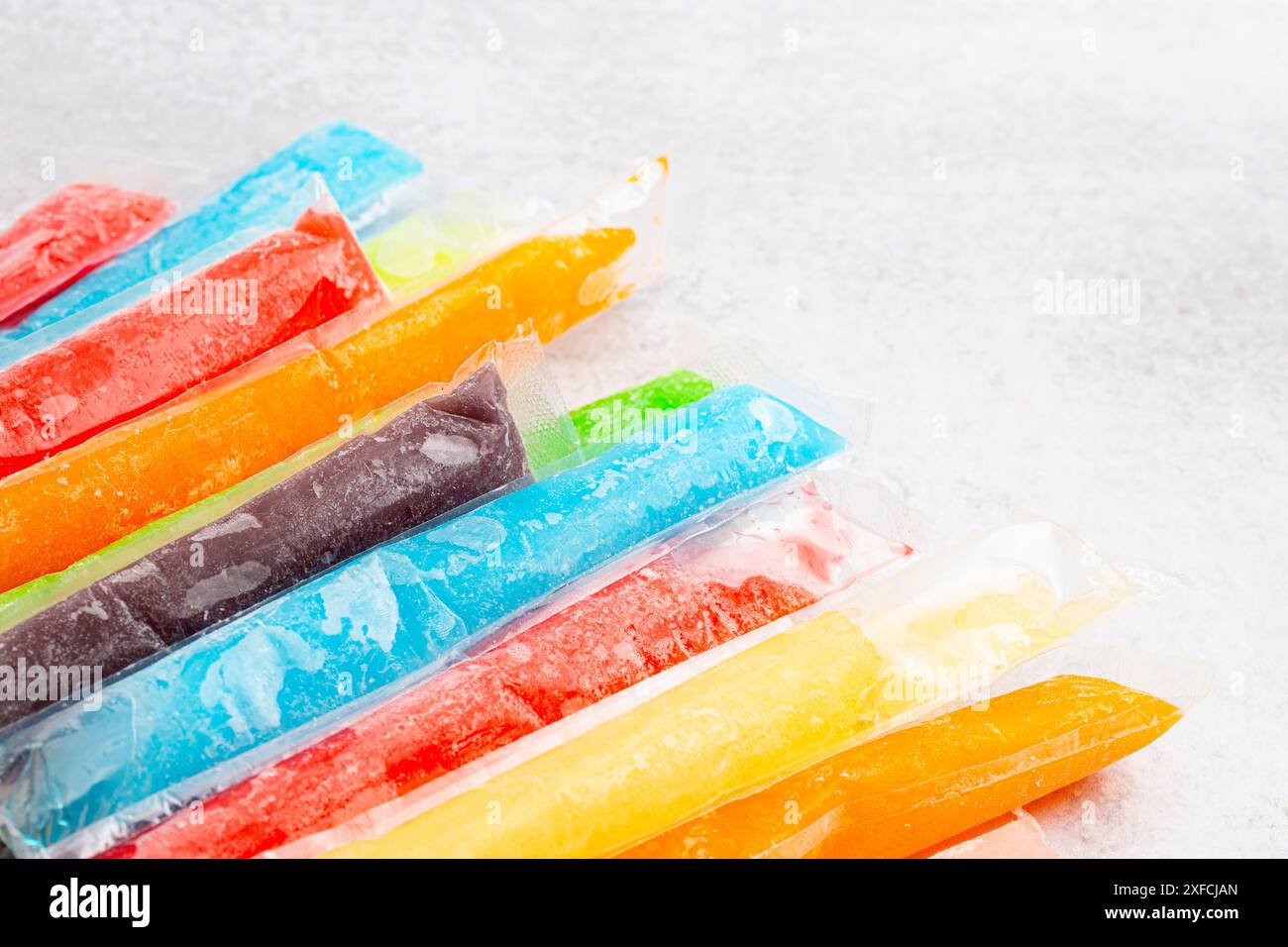 Rainbow popsicles hi-res stock photography and images - Alamy