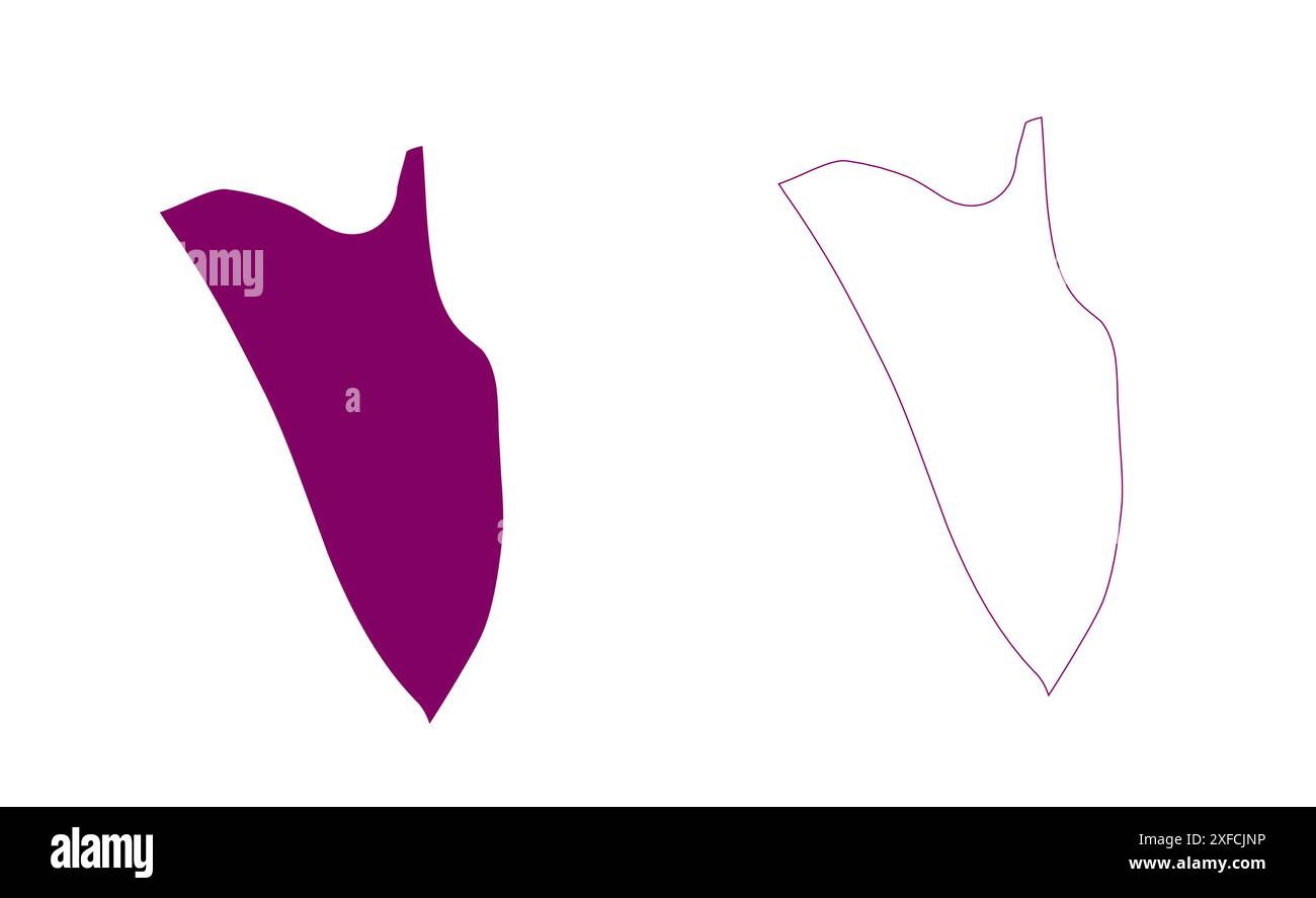 Goa State Map vector1, State of India, Republic of India, government ...