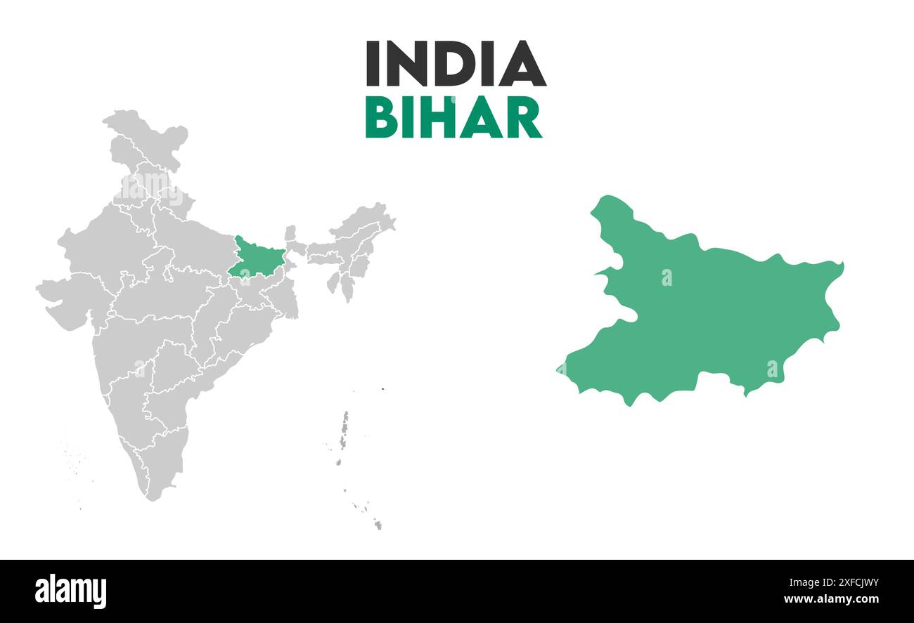 Bihar Map graphic1, State of India, Republic of India, government ...