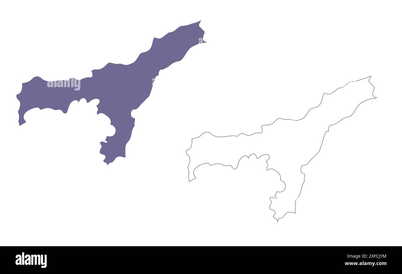 Assam State Map vector1, State of India, Republic of India, government ...