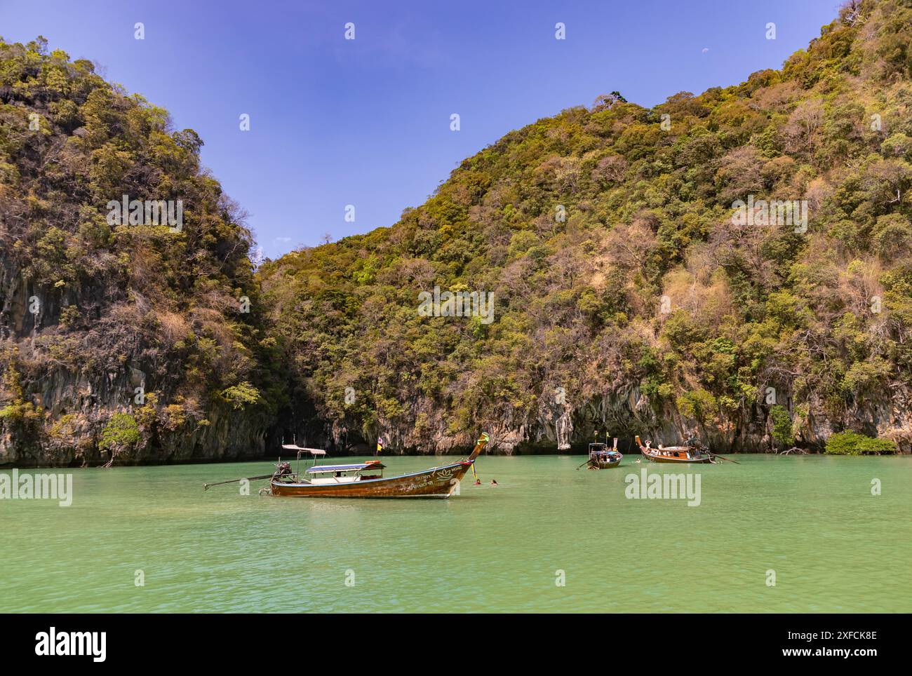 A picture of the Blue Lagoon at the Koh Hong Island Stock Photo - Alamy